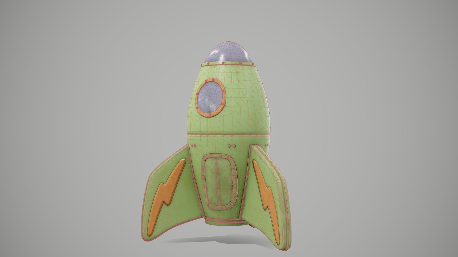 Fantasy Rocket Ship 3D Model - TurboSquid 1633167