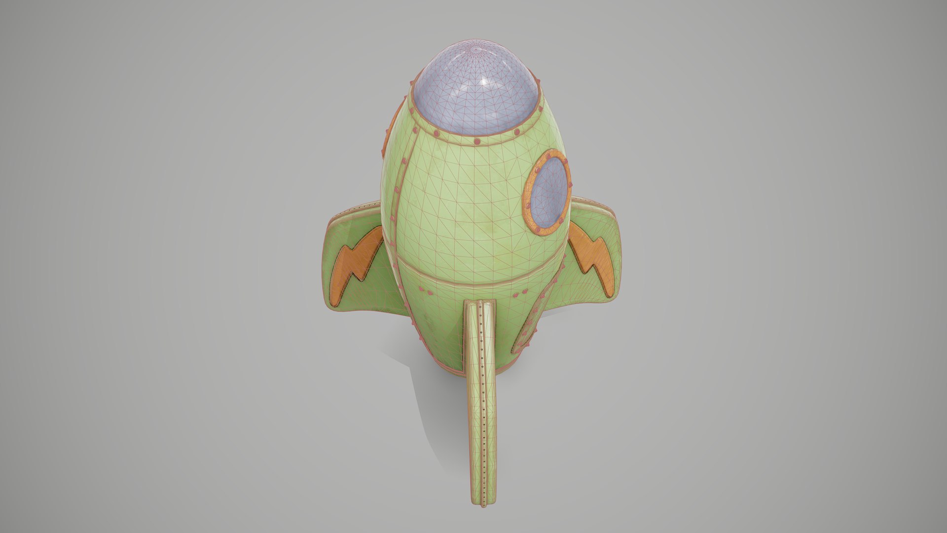 Fantasy Rocket Ship 3D Model - TurboSquid 1633167