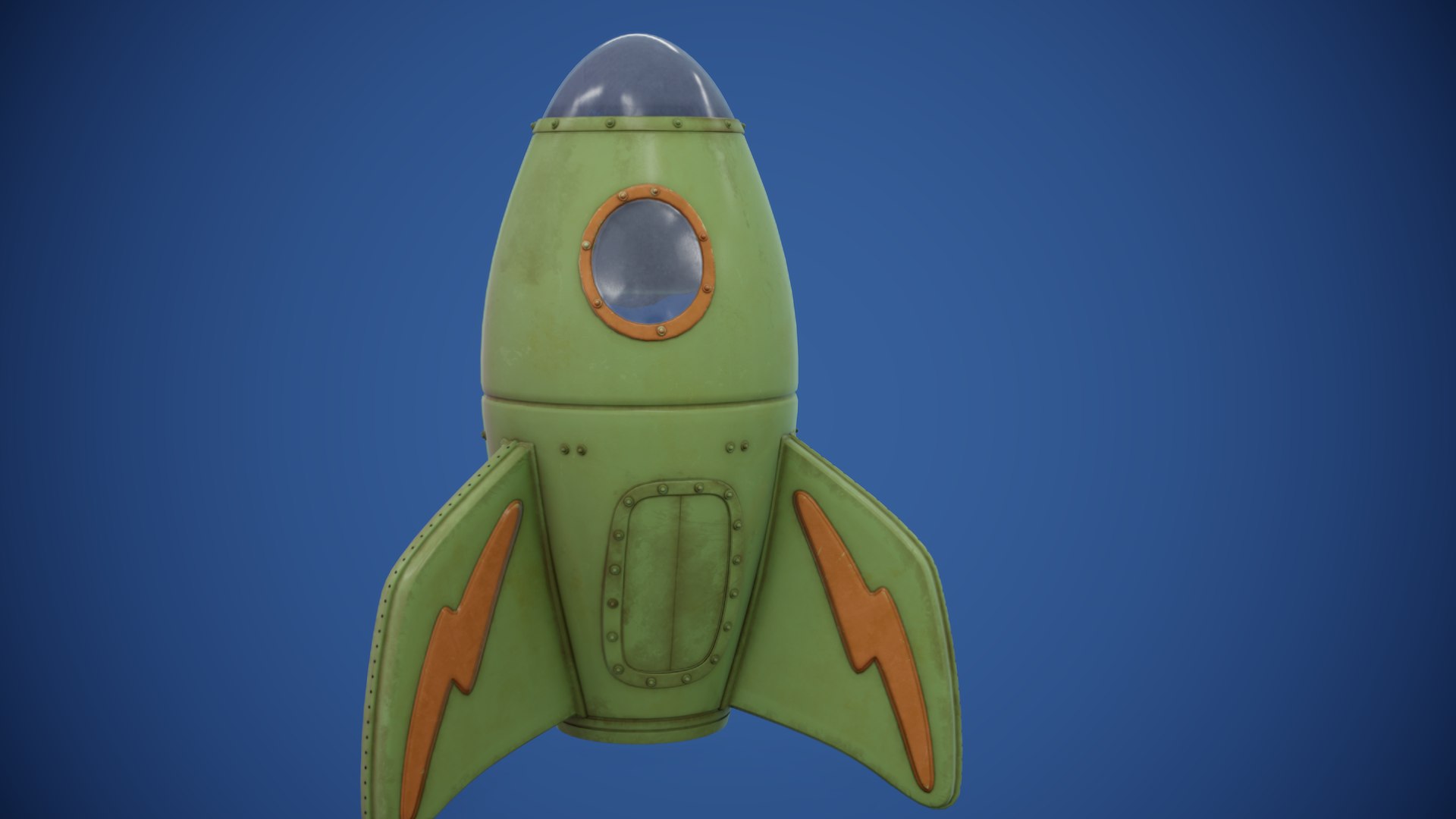 Fantasy Rocket Ship 3D Model - TurboSquid 1633167