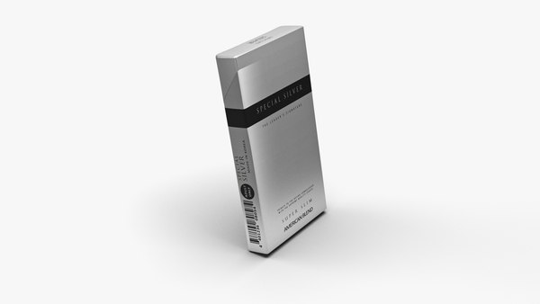 modelo 3d Paquete de cigarrillos Super Slim Silver - TurboSquid 2281793