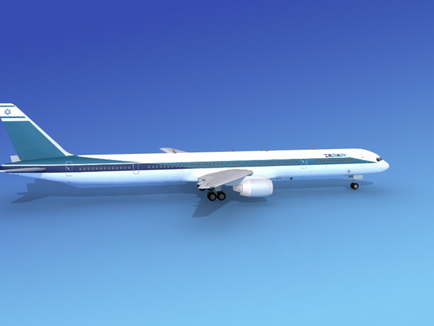 3d Model Of Airline Boeing 757 757-300