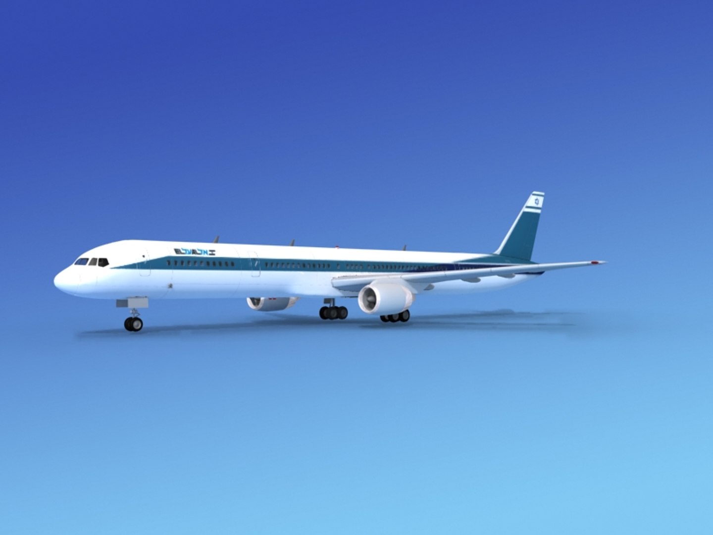 3d Model Of Airline Boeing 757 757-300