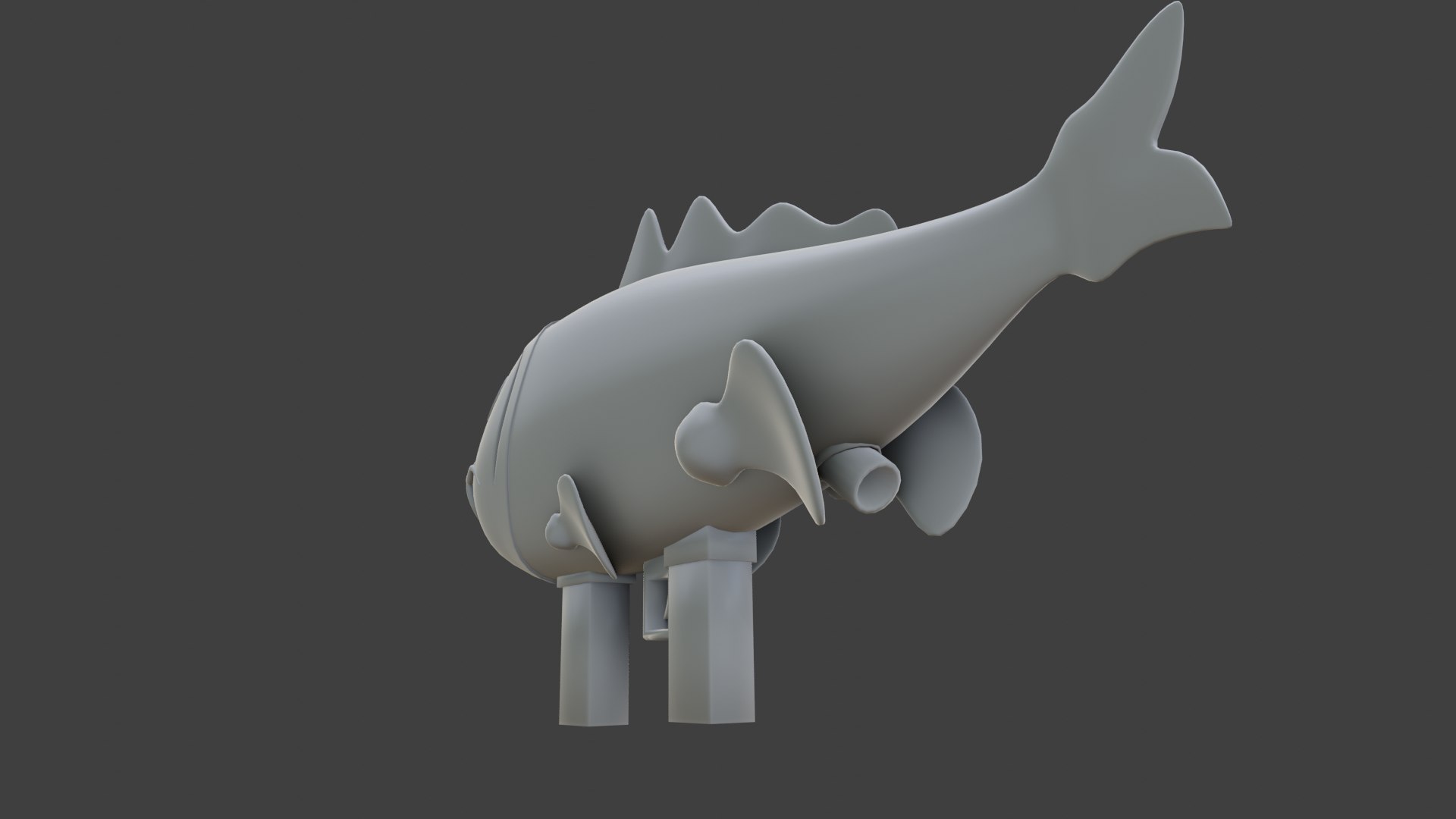 Free Fish Rocket Launcher 3D Model - TurboSquid 1505073