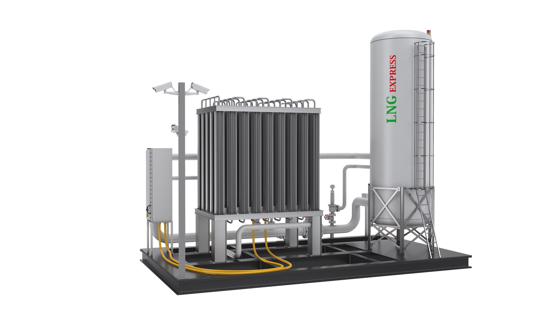 3D LNG Gas Filling Station And Tank Model - TurboSquid 2324809