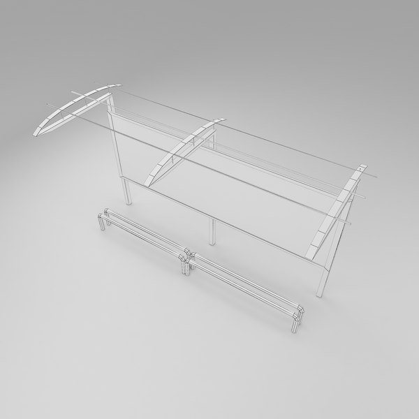3D bus station model - TurboSquid 1690636