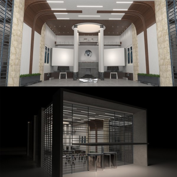 3D Art Gallery Stand Design model - TurboSquid 1748890