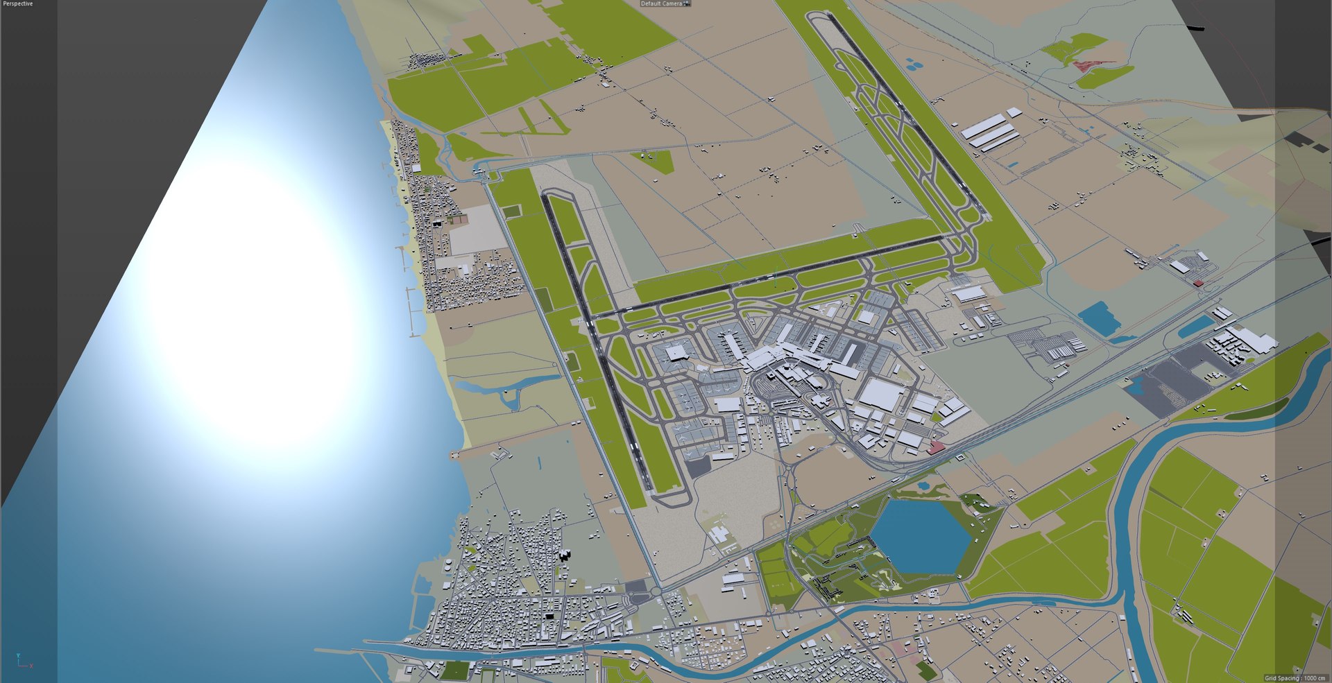 3D Rome Fiumicino Airport - TurboSquid 2016193