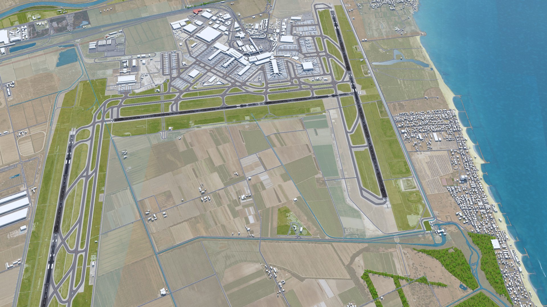 3D Rome Fiumicino Airport - TurboSquid 2016193