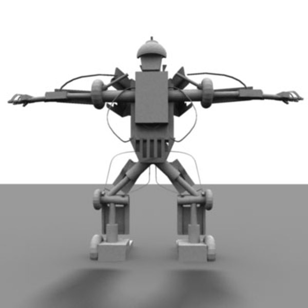 cg robot 3d ma