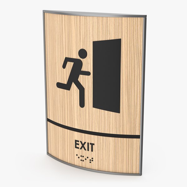 Free 3D Exit-Sign Models | TurboSquid