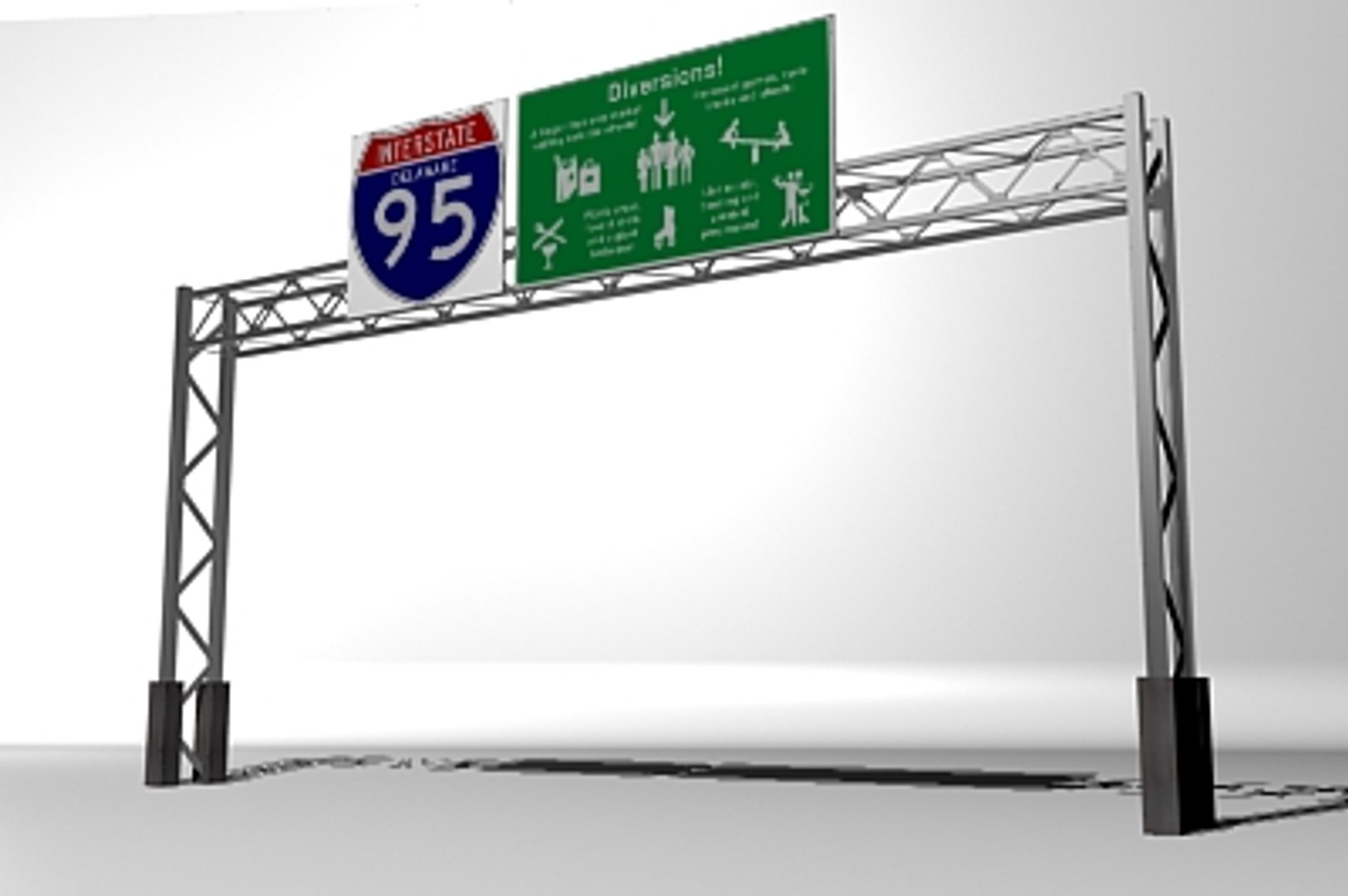3d Model Road Signs