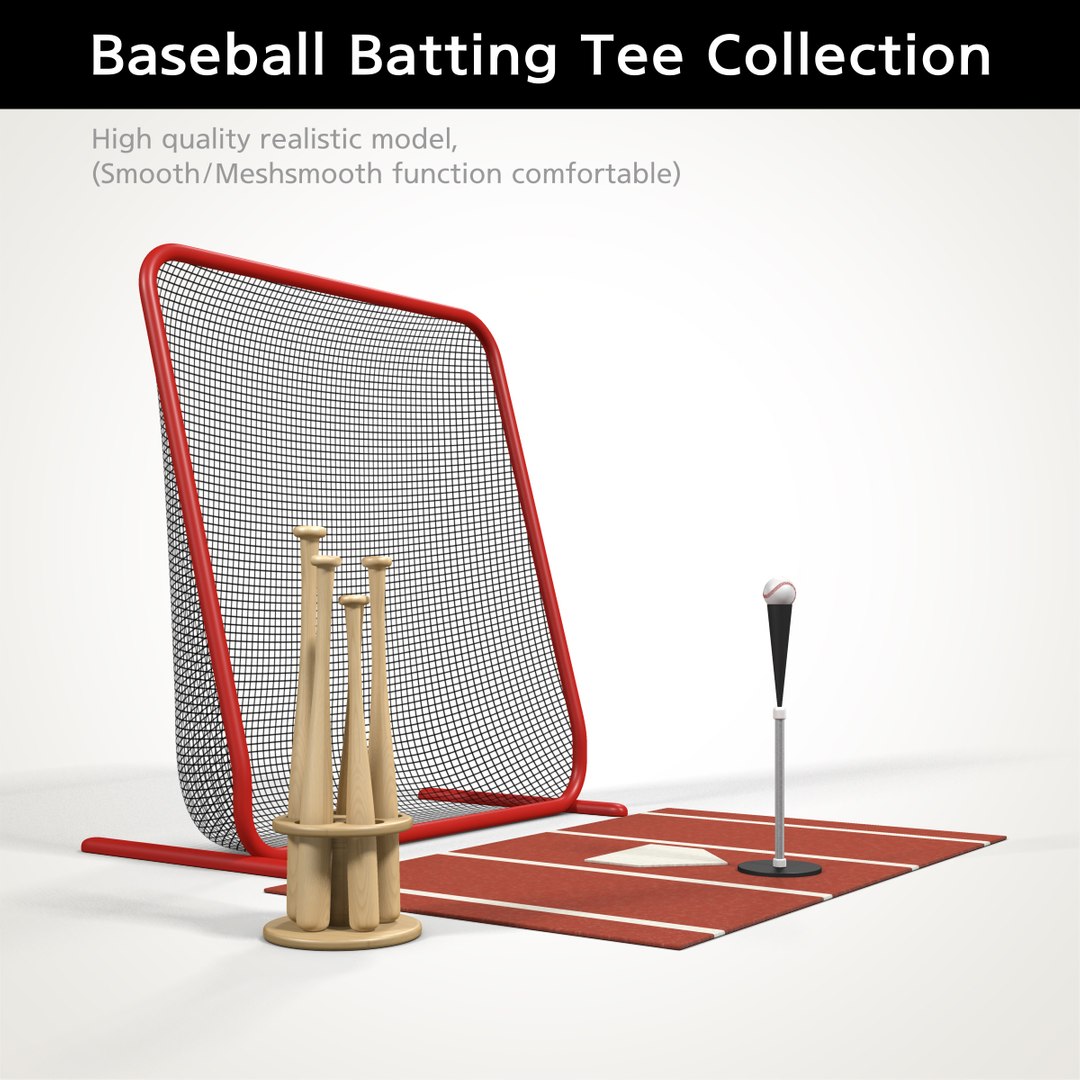 3D Batting Tee Model - TurboSquid 1665612