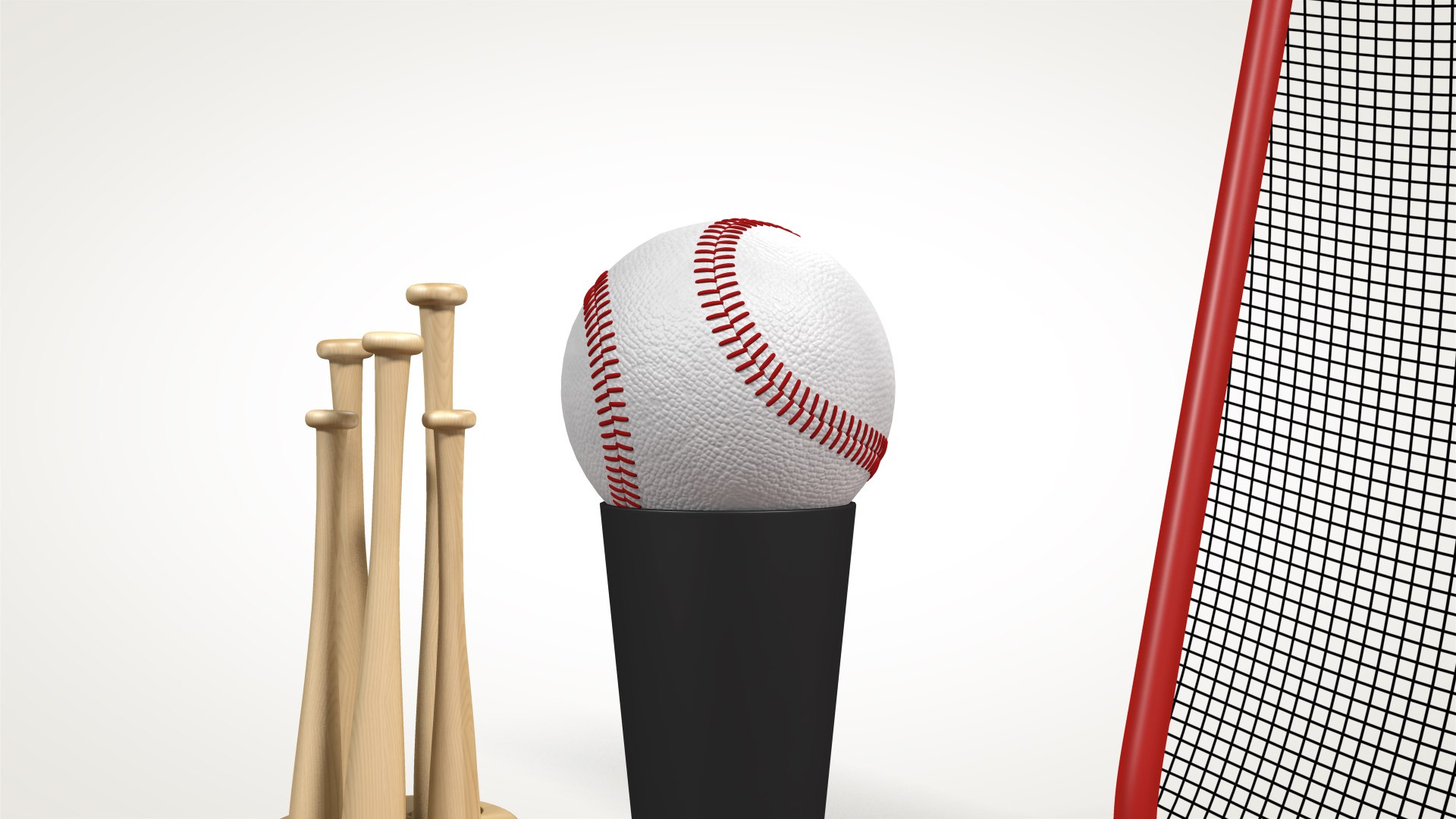 3D Batting Tee Model - TurboSquid 1665612