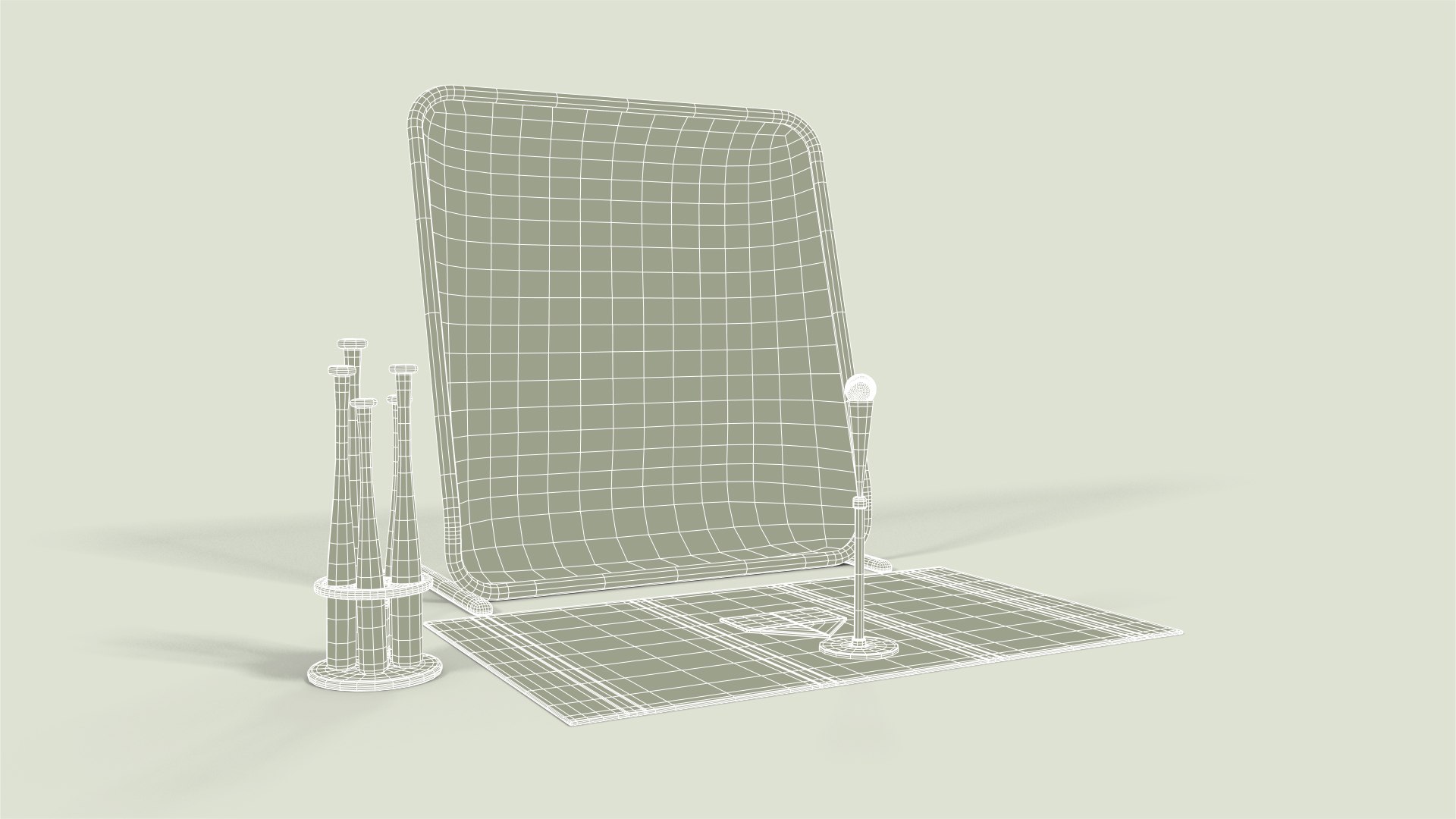3D Batting Tee Model - TurboSquid 1665612