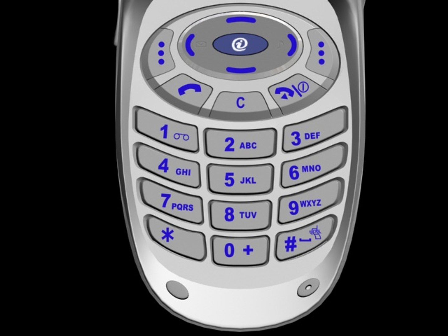 Samsung Sgh T100 Cell Phone 3d Model