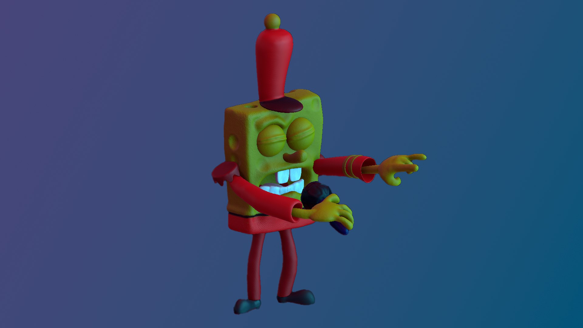 3D SPONGEBOB - TurboSquid 2182757