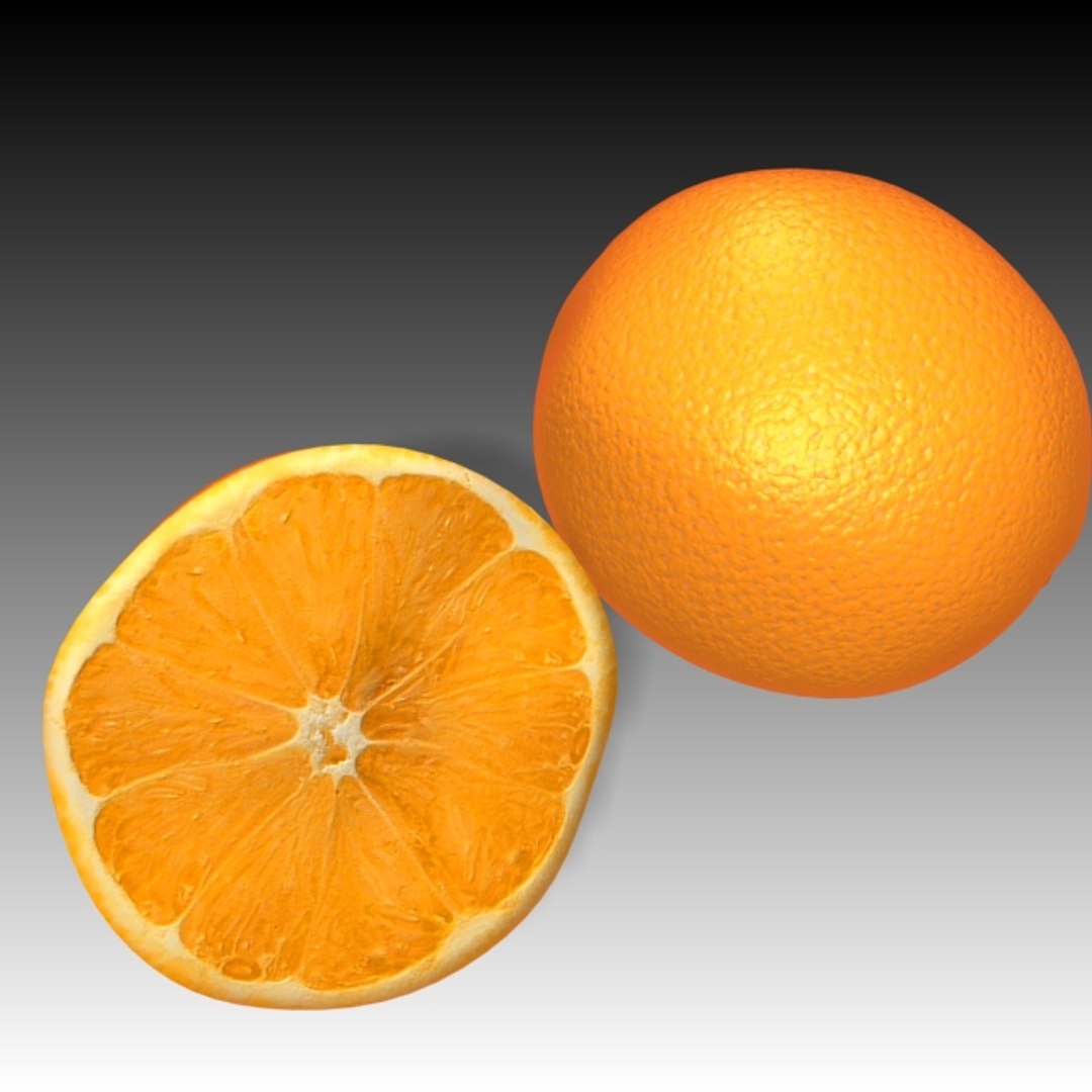 3d Orange Model