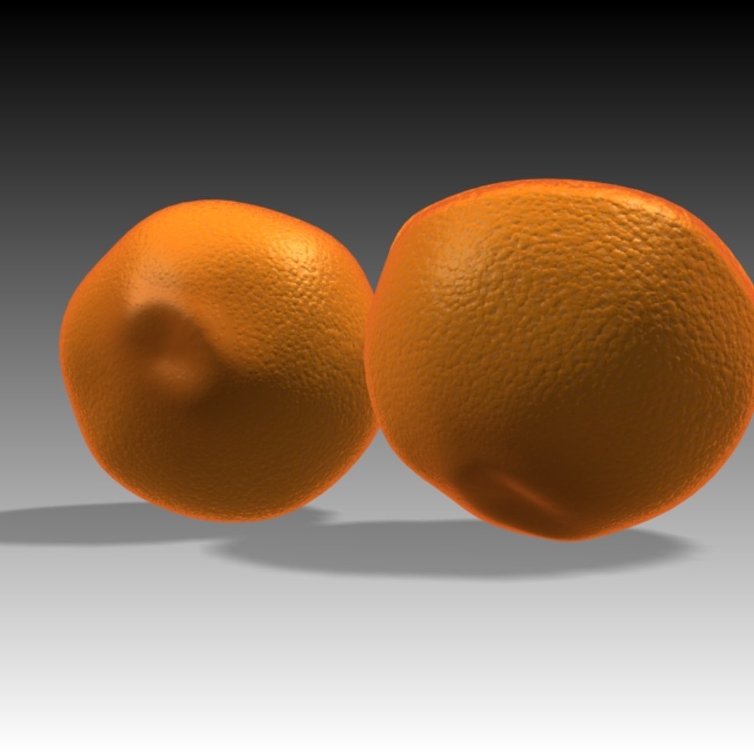 3d Orange Model