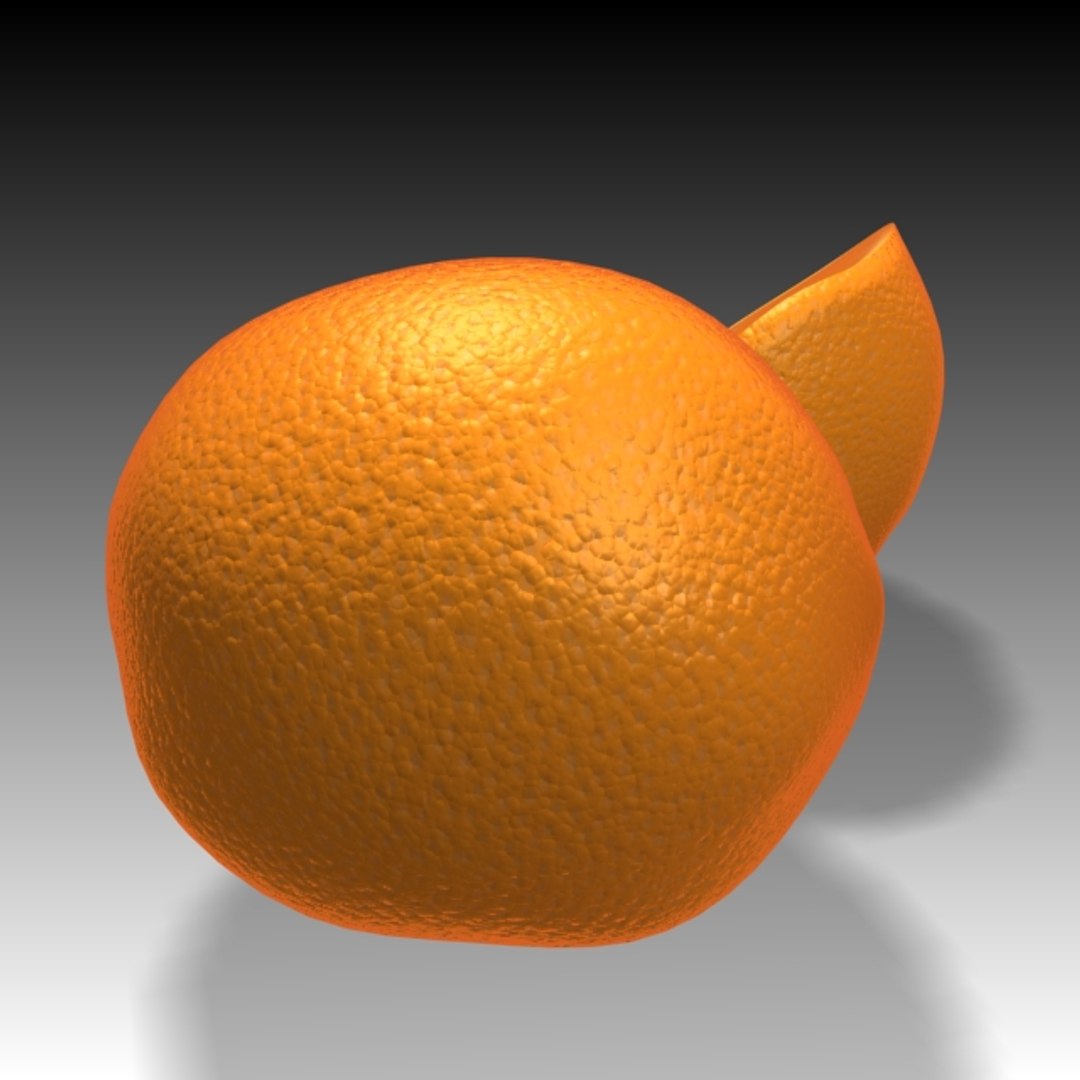 3d Orange Model