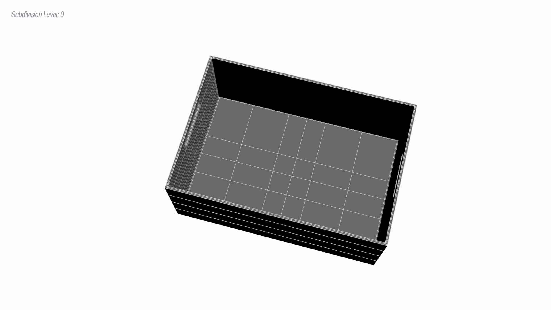 Vintage Wooden White Box 3D - TurboSquid 1602127