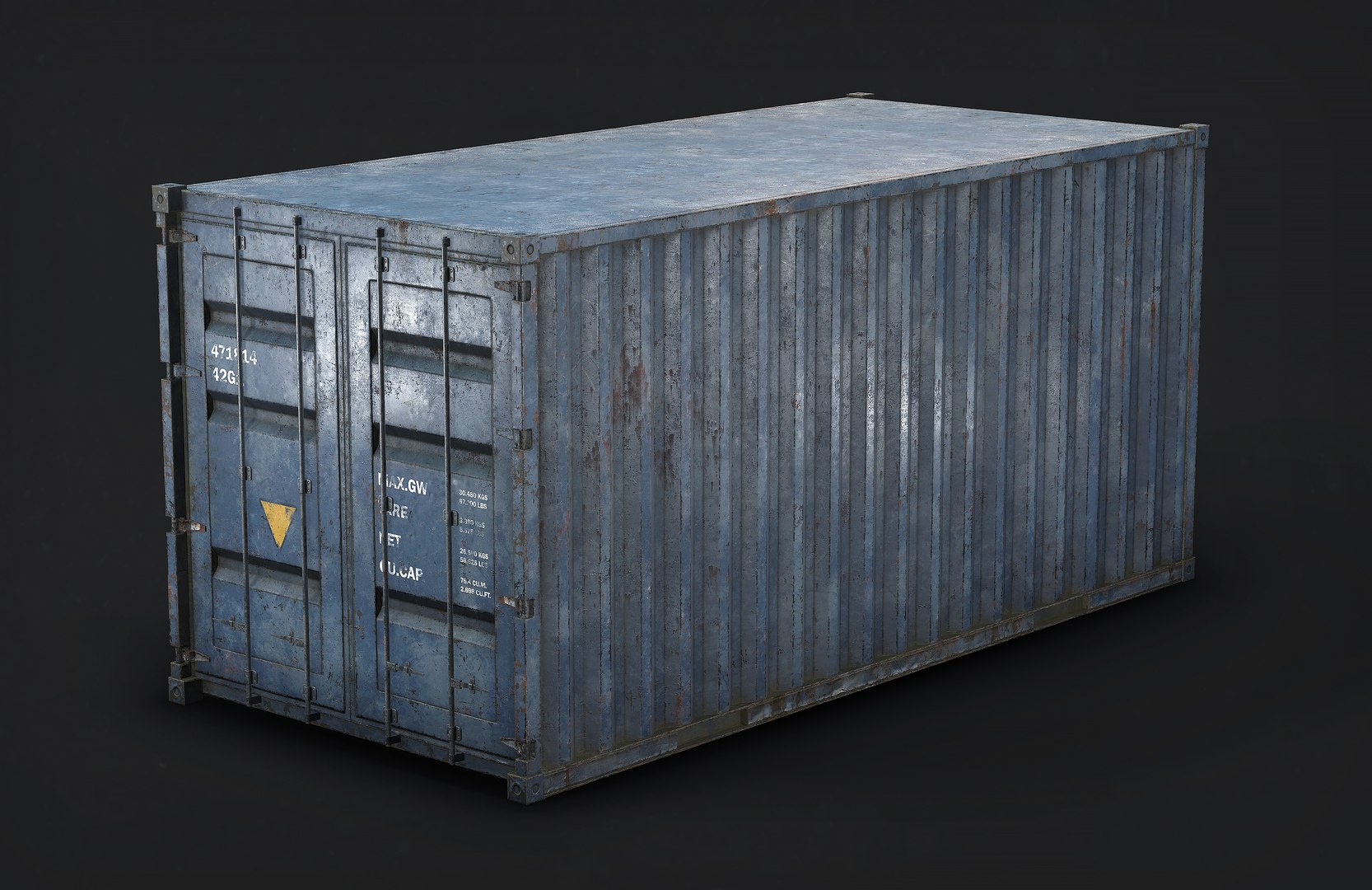 Container Pbr 3D Model - TurboSquid 1473922