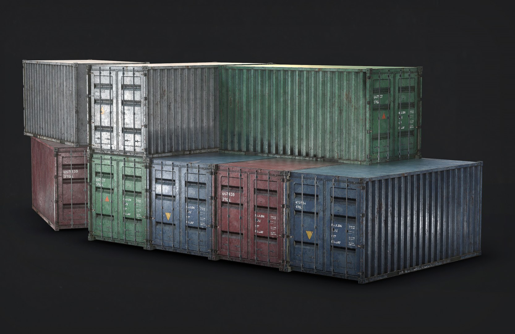Container Pbr 3D Model - TurboSquid 1473922