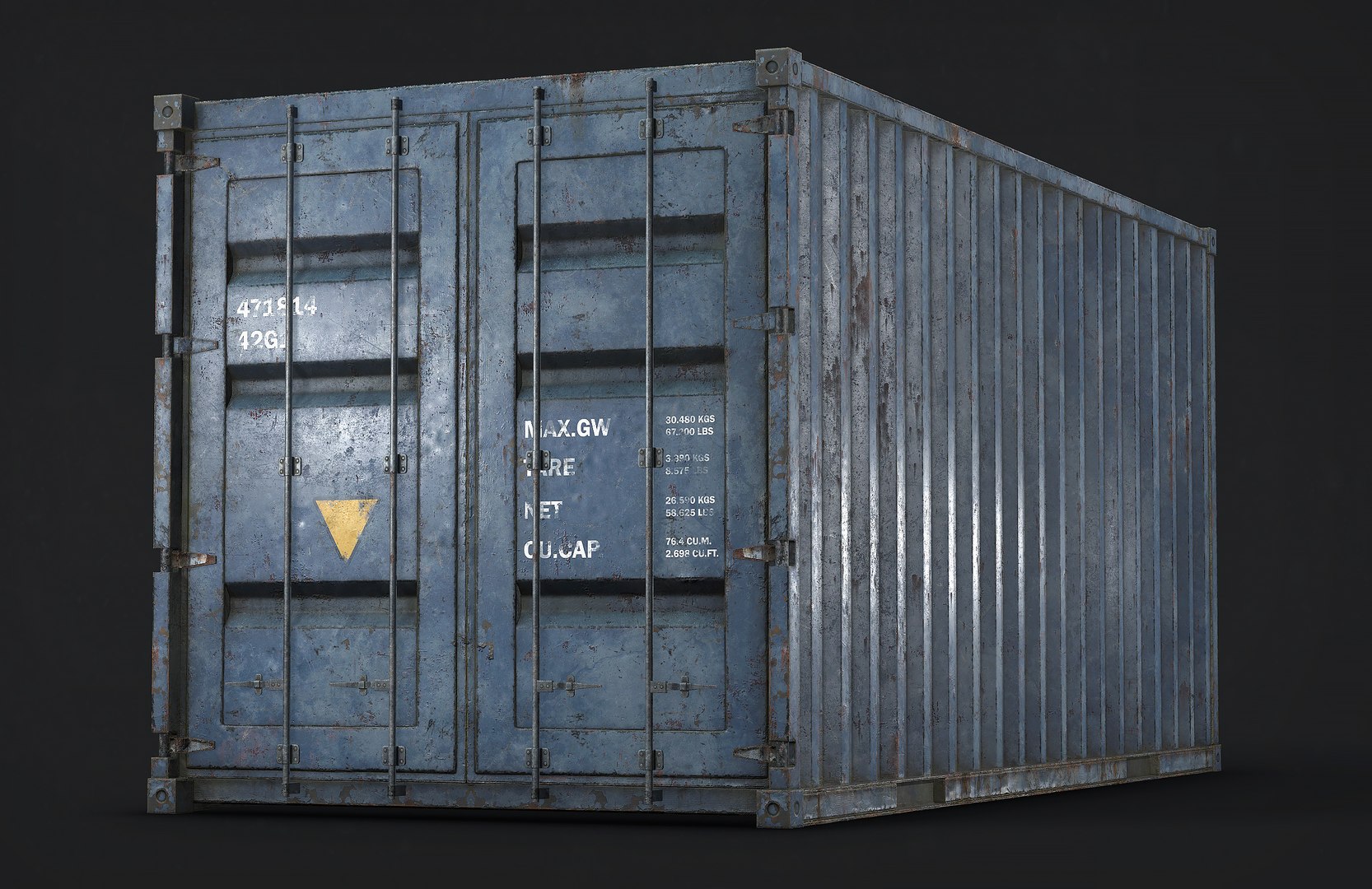 Container Pbr 3D Model - TurboSquid 1473922
