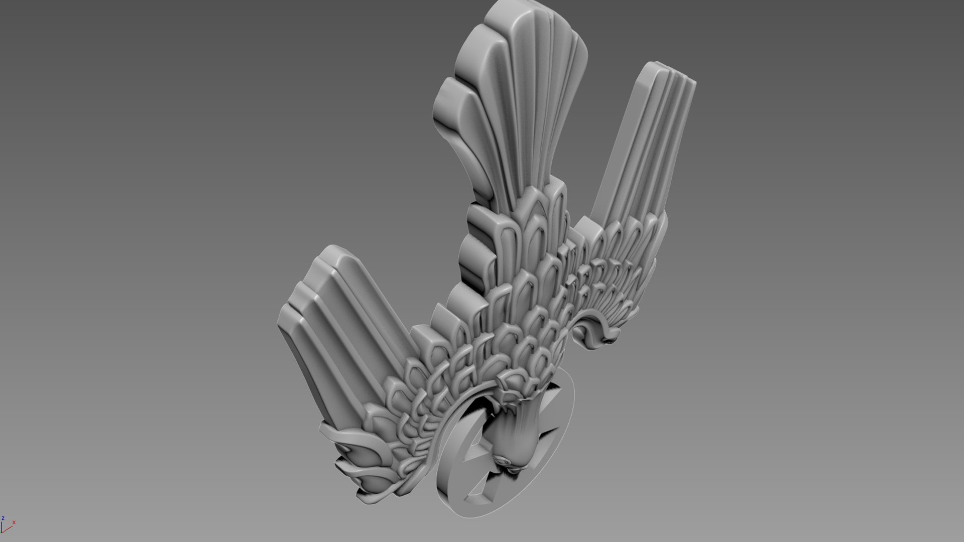 Symbol Of The Holy Spirit Of God Relief 3D Model - TurboSquid 2103838