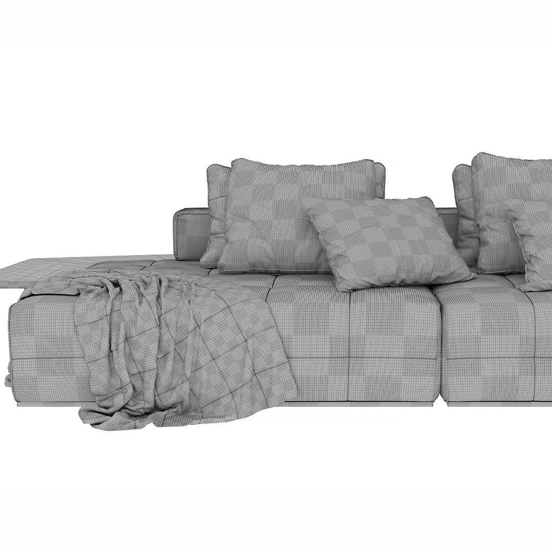 3D Sofa Lawrence Clan Minotti Model - TurboSquid 2020010