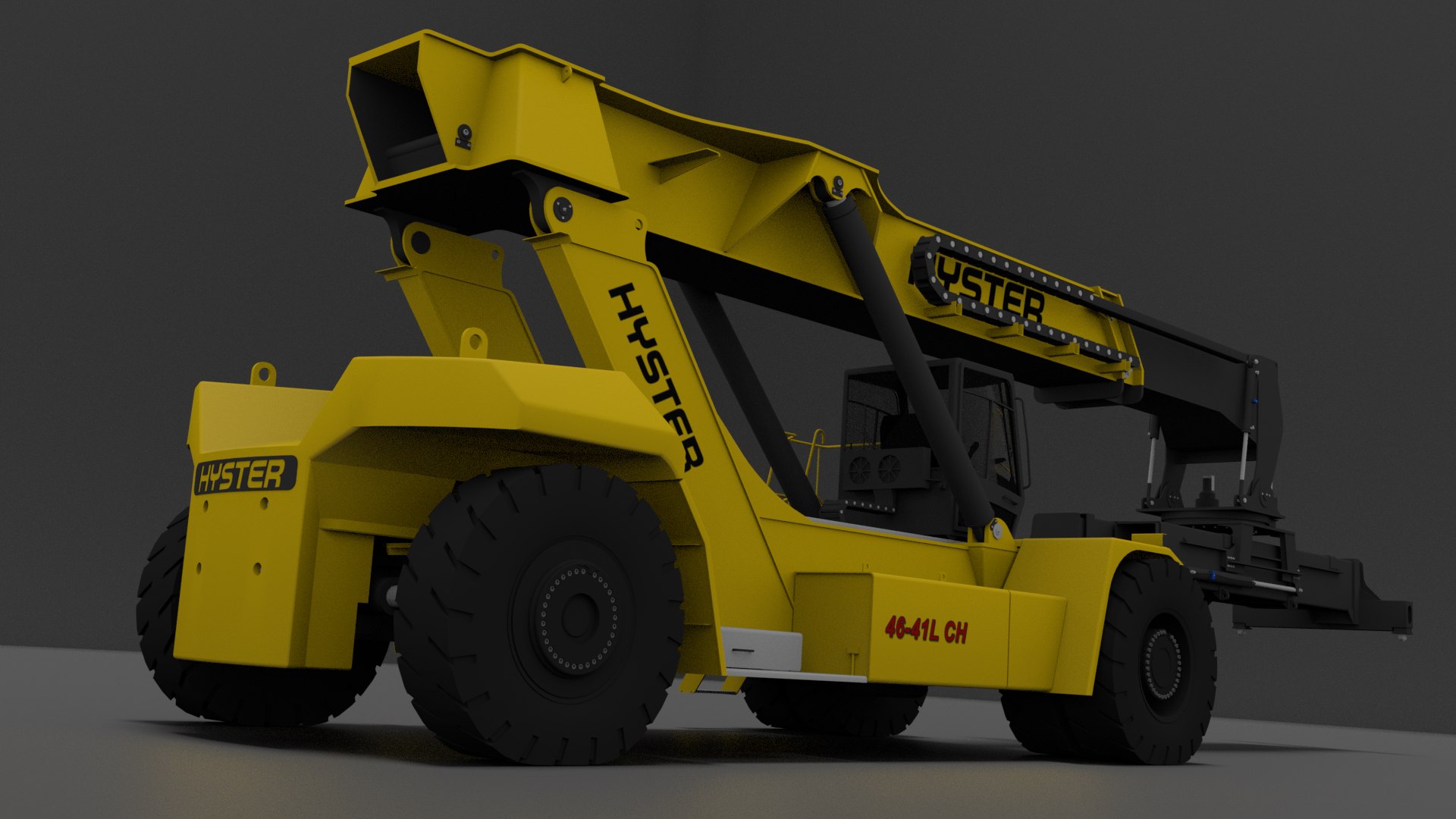 HYSTER REACH STACKER 3D Model - TurboSquid 1899369