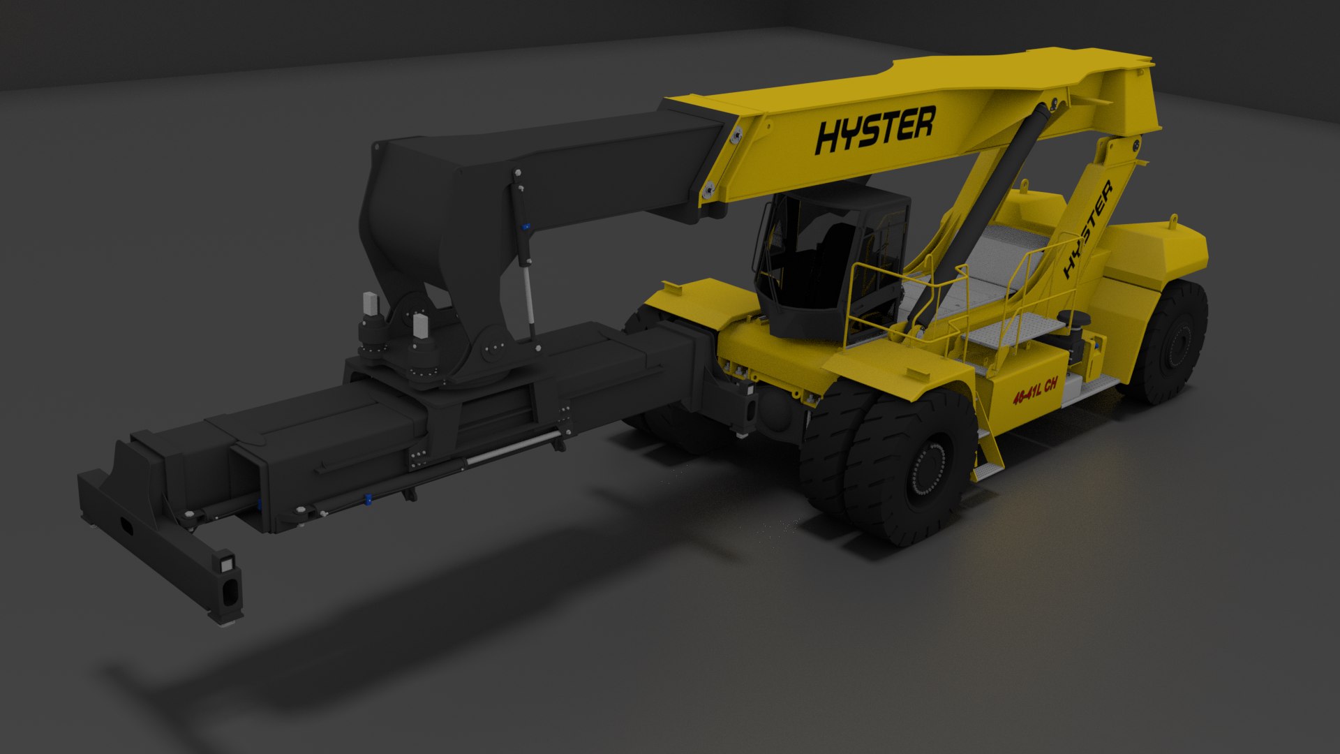 HYSTER REACH STACKER 3D Model - TurboSquid 1899369