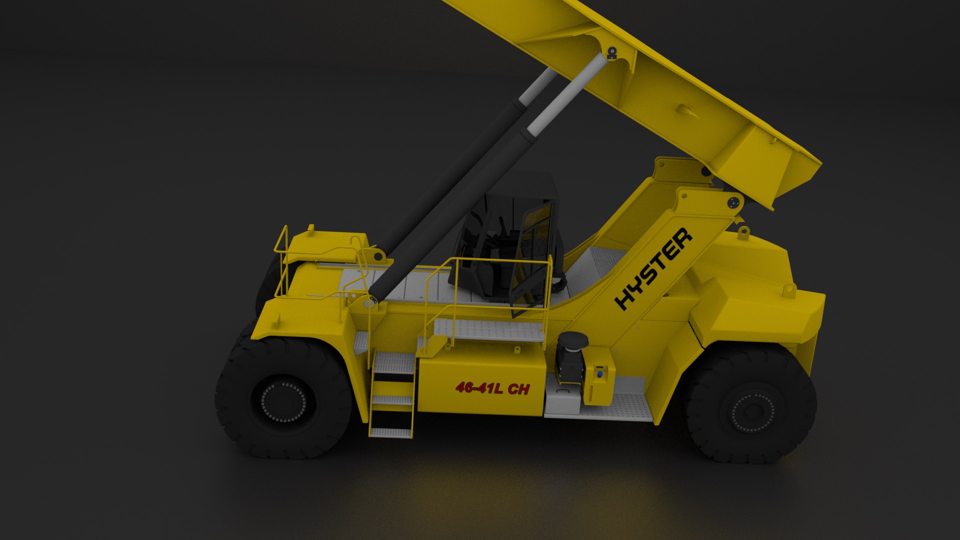 HYSTER REACH STACKER 3D Model - TurboSquid 1899369