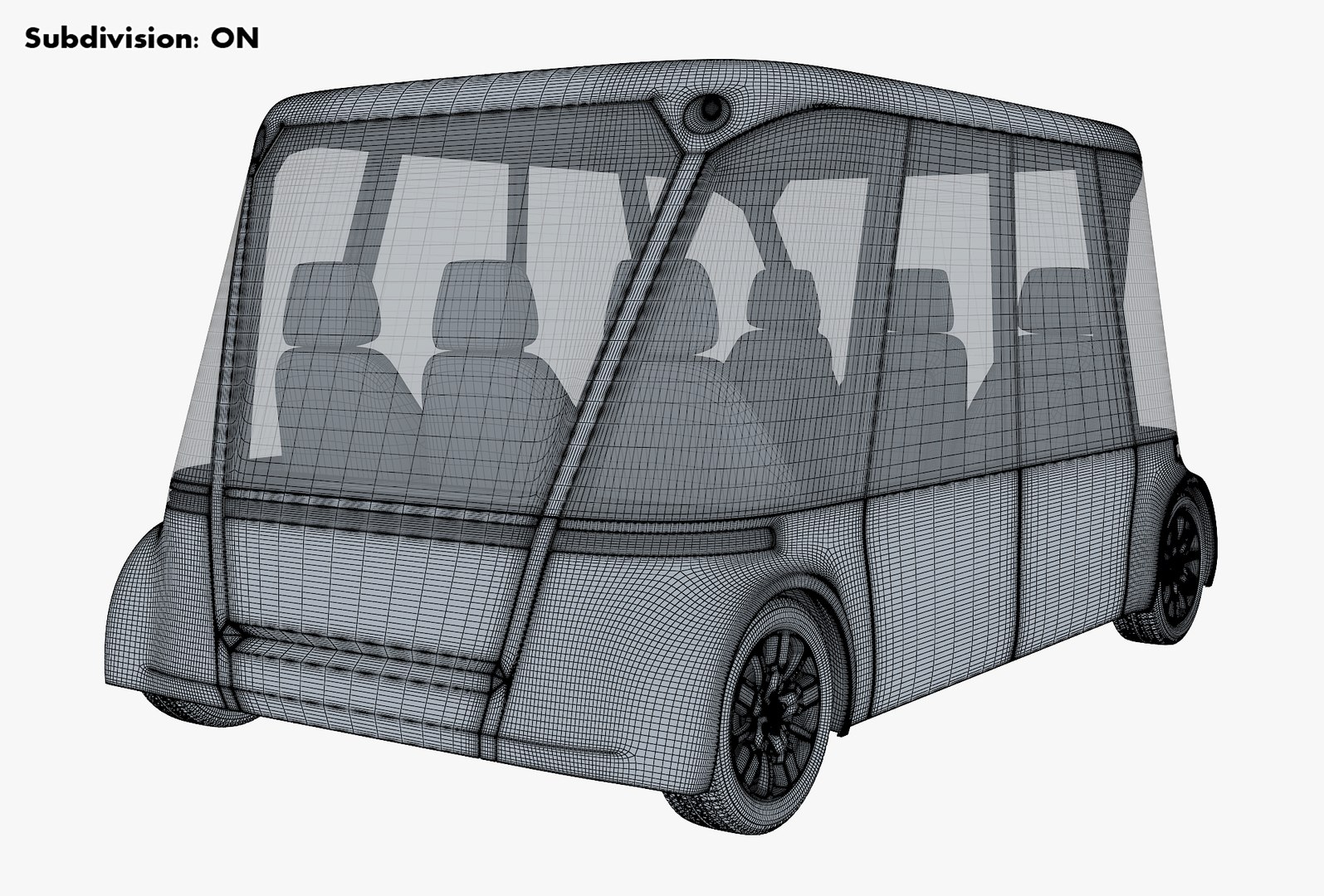 Electric Unmanned City Bus v 1 3D model - TurboSquid 1752255