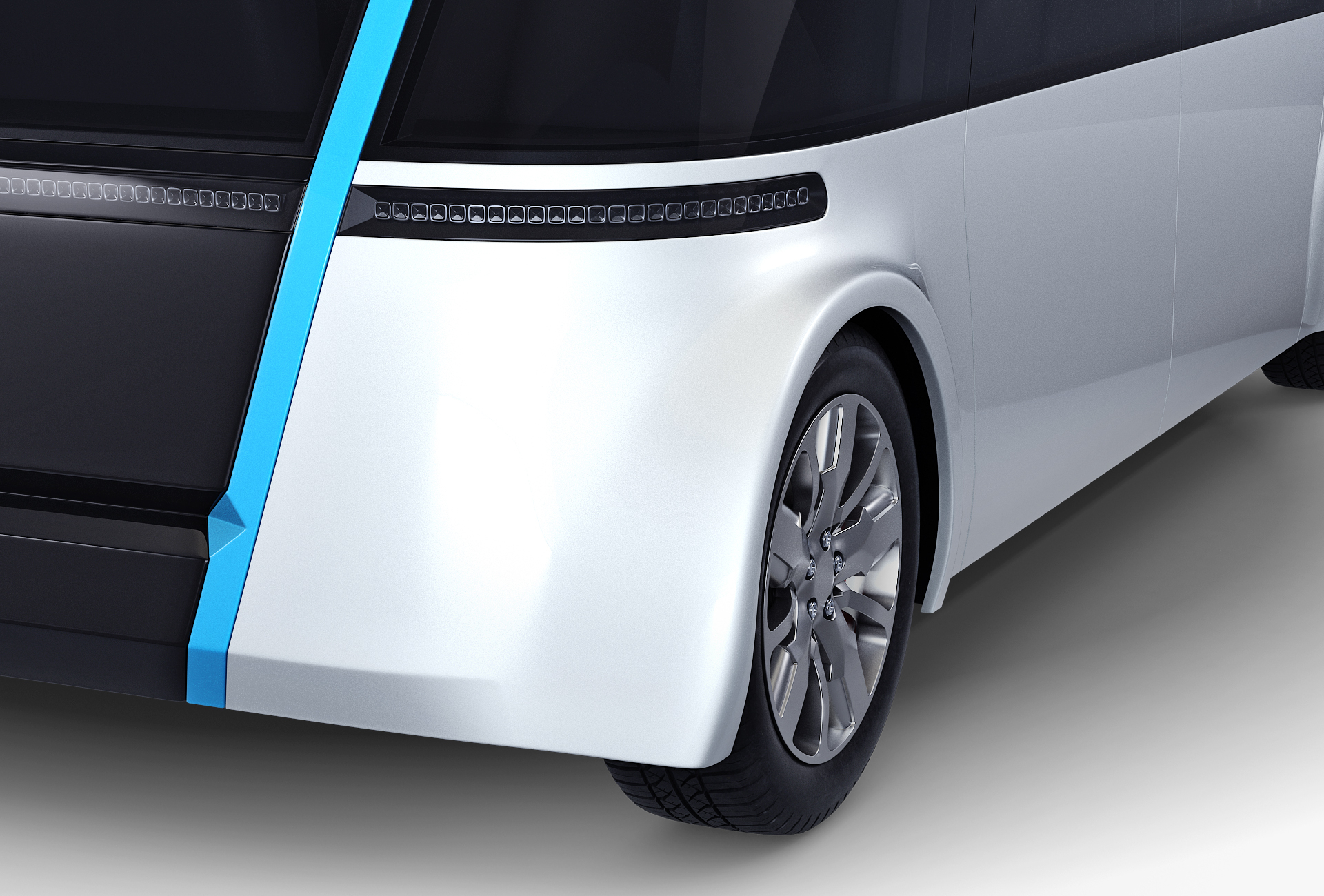 modelo 3d Autobús urbano eléctrico no tripulado v 1 - TurboSquid 1752255