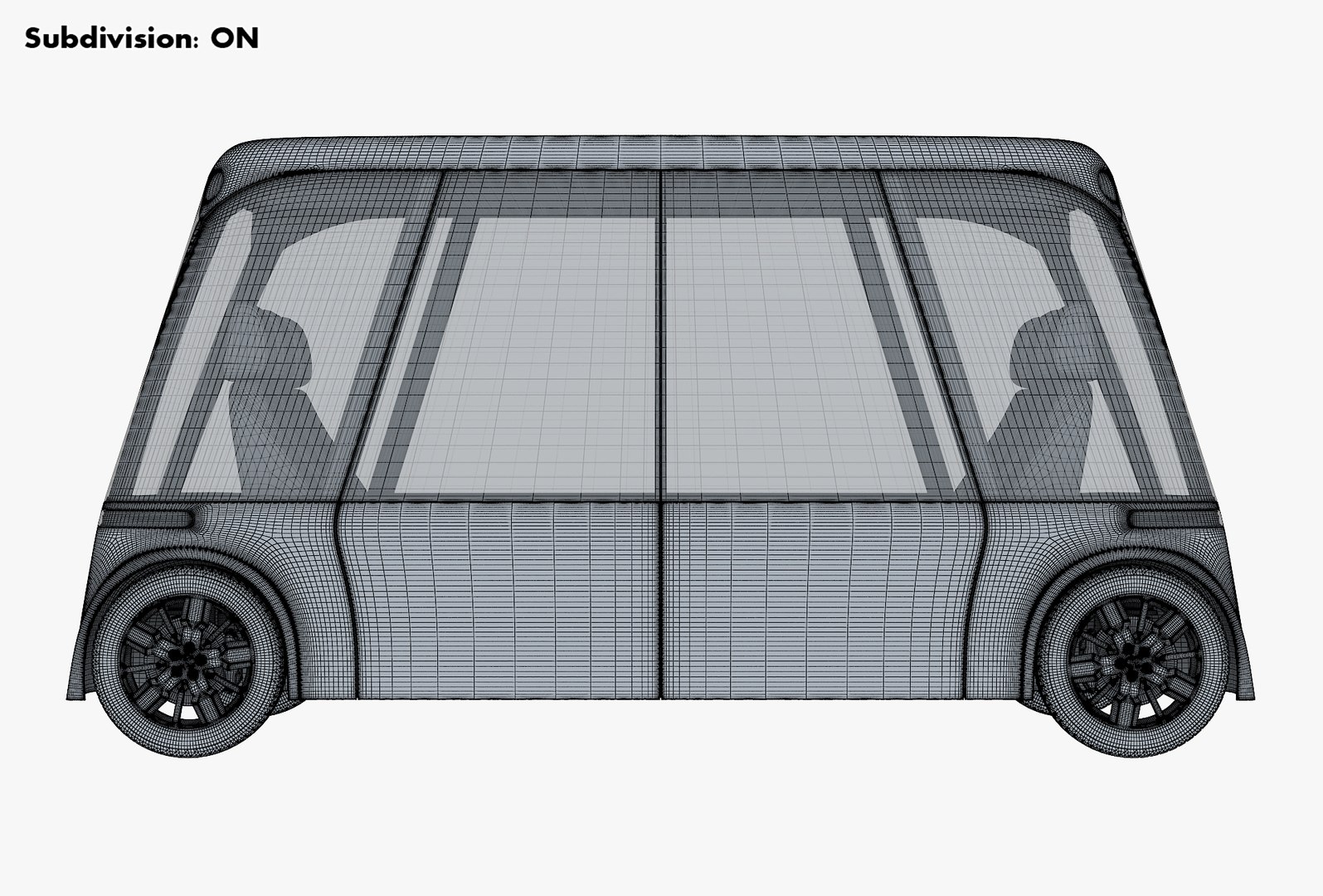 Electric Unmanned City Bus v 1 3D model - TurboSquid 1752255