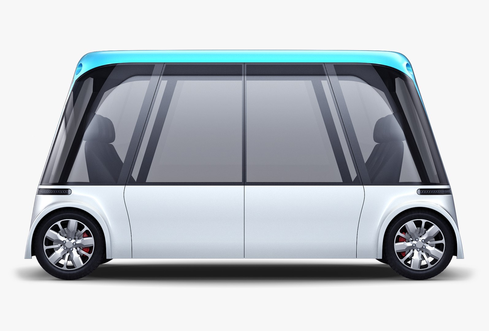 Electric Unmanned City Bus V 1 3D Model - TurboSquid 1752255