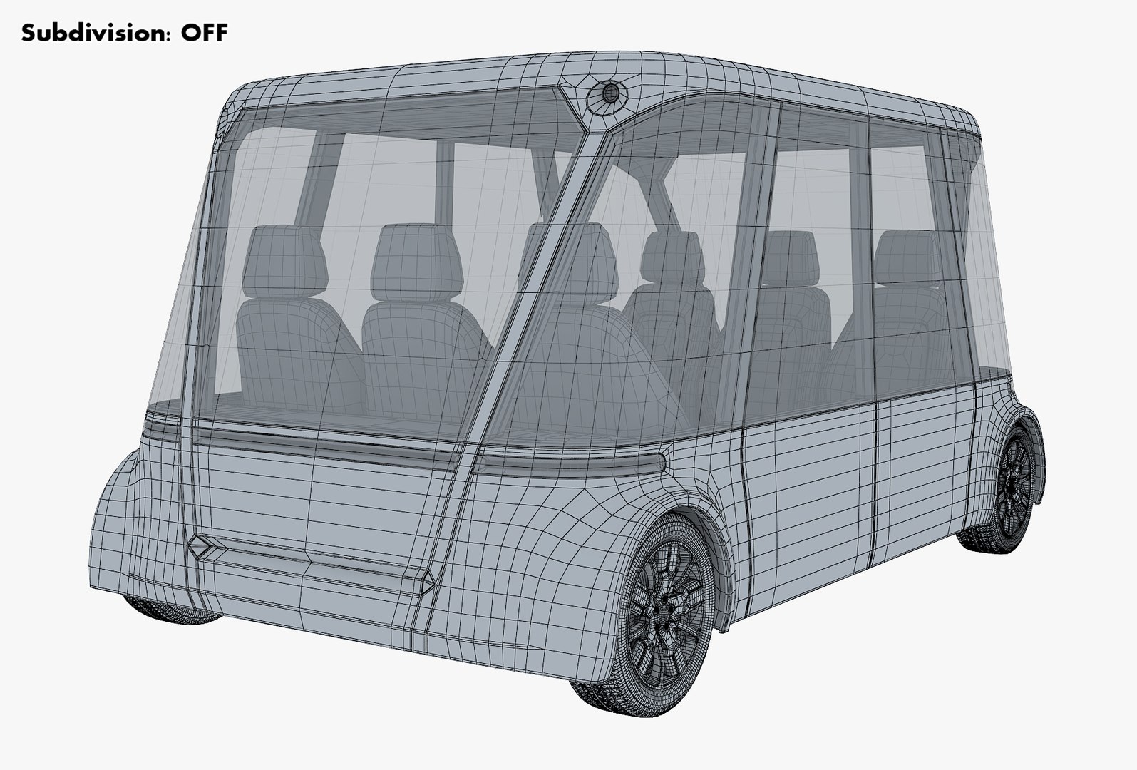 Electric Unmanned City Bus v 1 3D model - TurboSquid 1752255