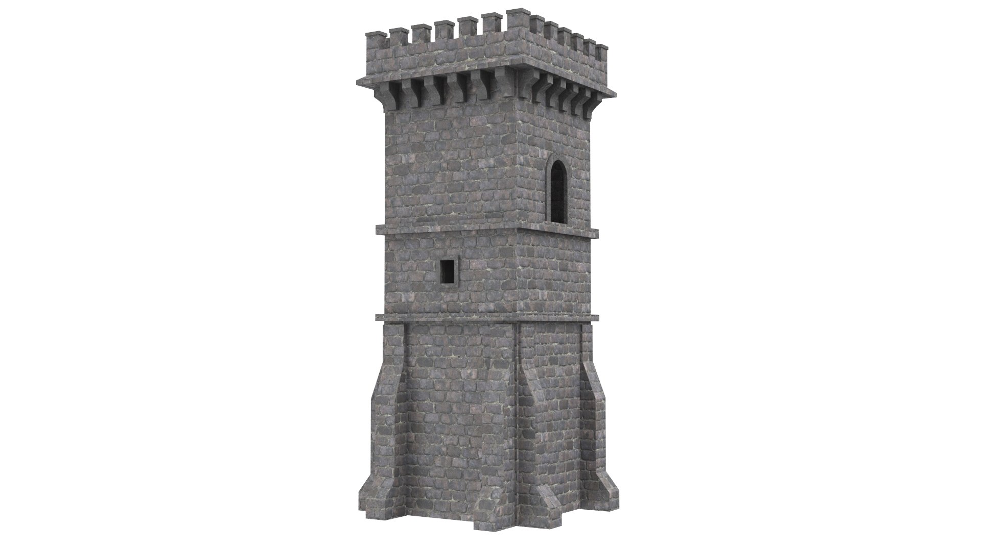 3D Real Castle Tower Model - TurboSquid 1439765