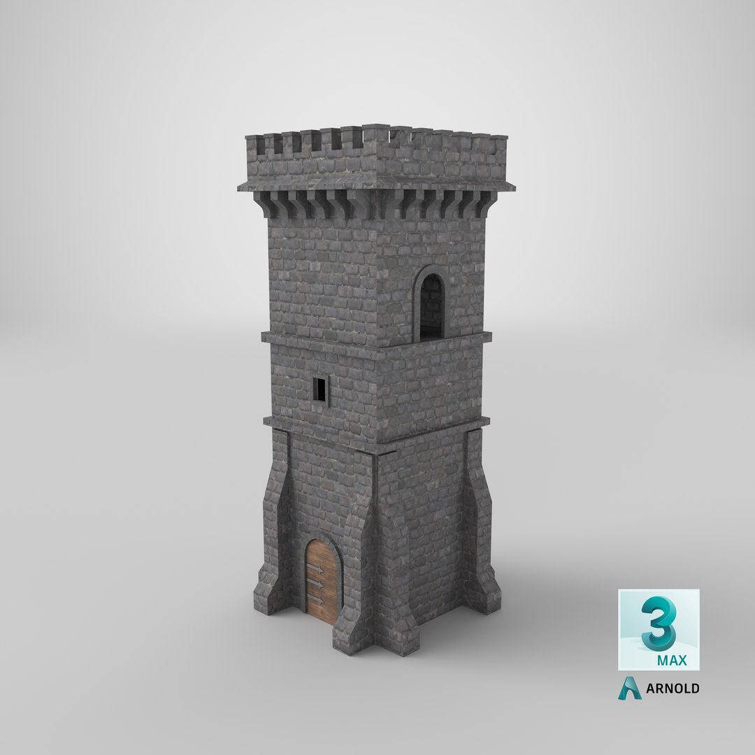 3D Real Castle Tower Model - TurboSquid 1439765