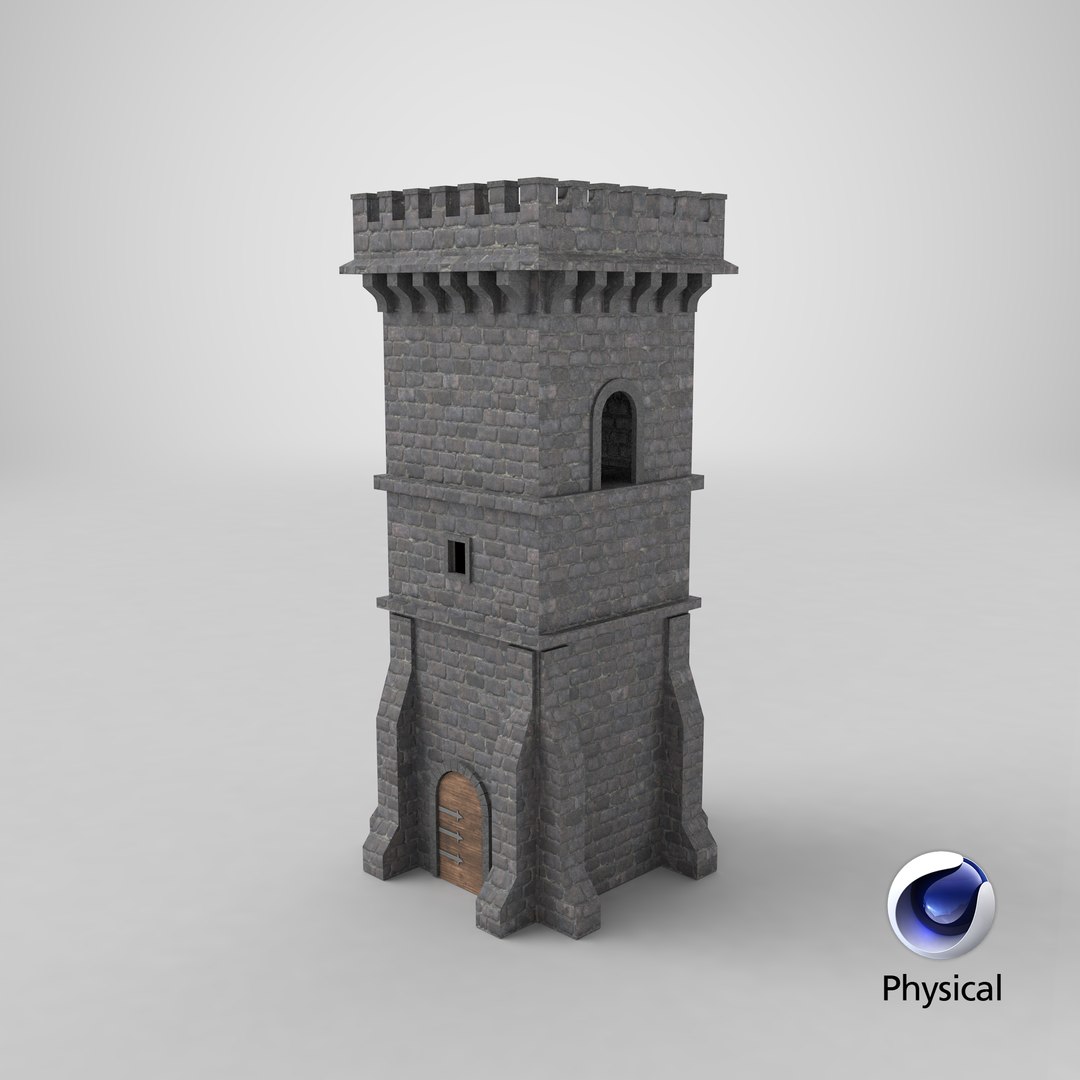 3D Real Castle Tower Model - TurboSquid 1439765