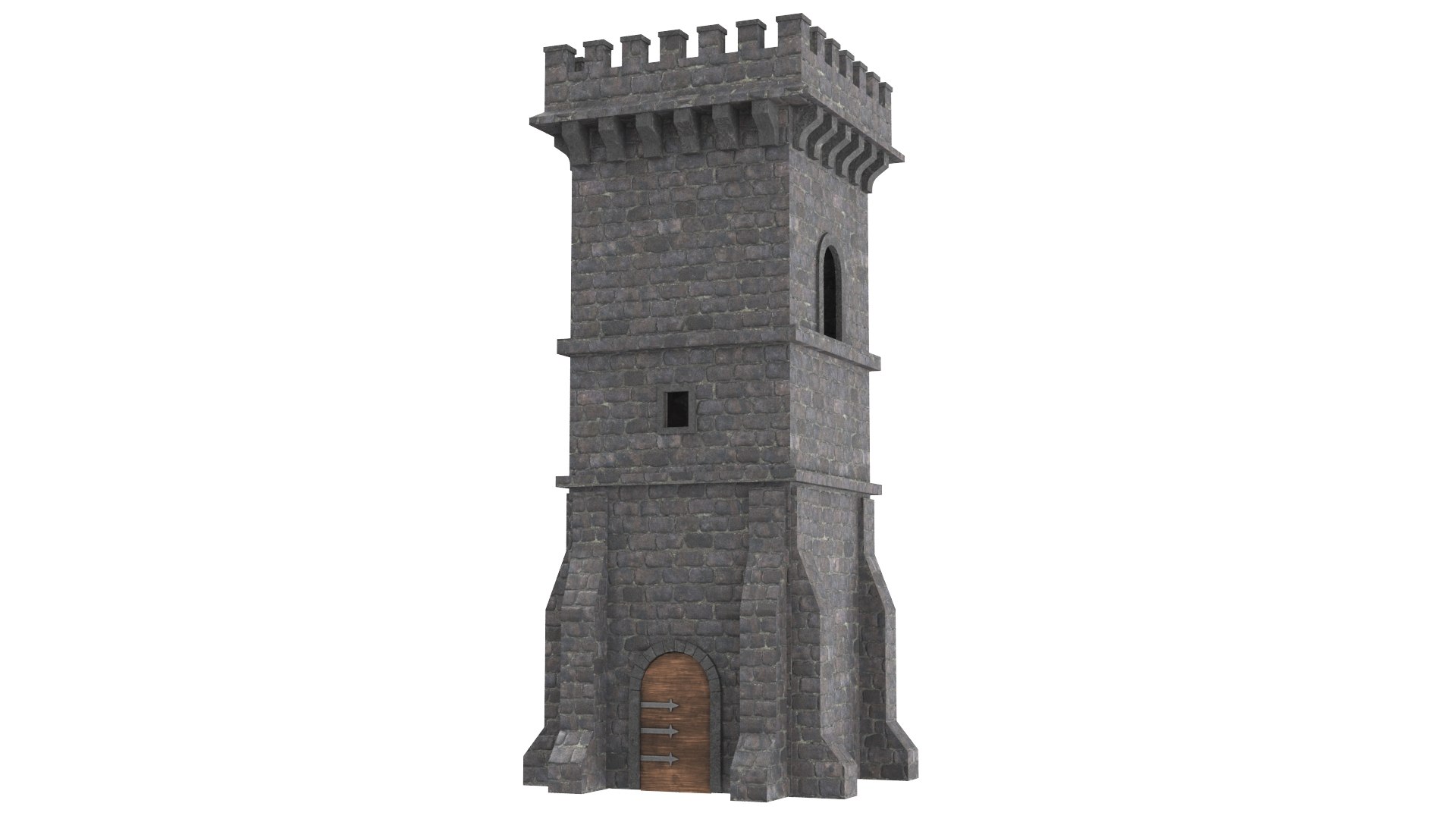 3D Real Castle Tower Model - TurboSquid 1439765