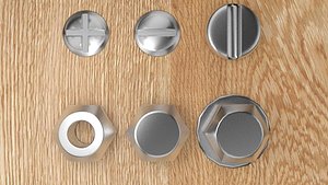 Free 3D Machine Screw Models - Available For Download On TurboSquid