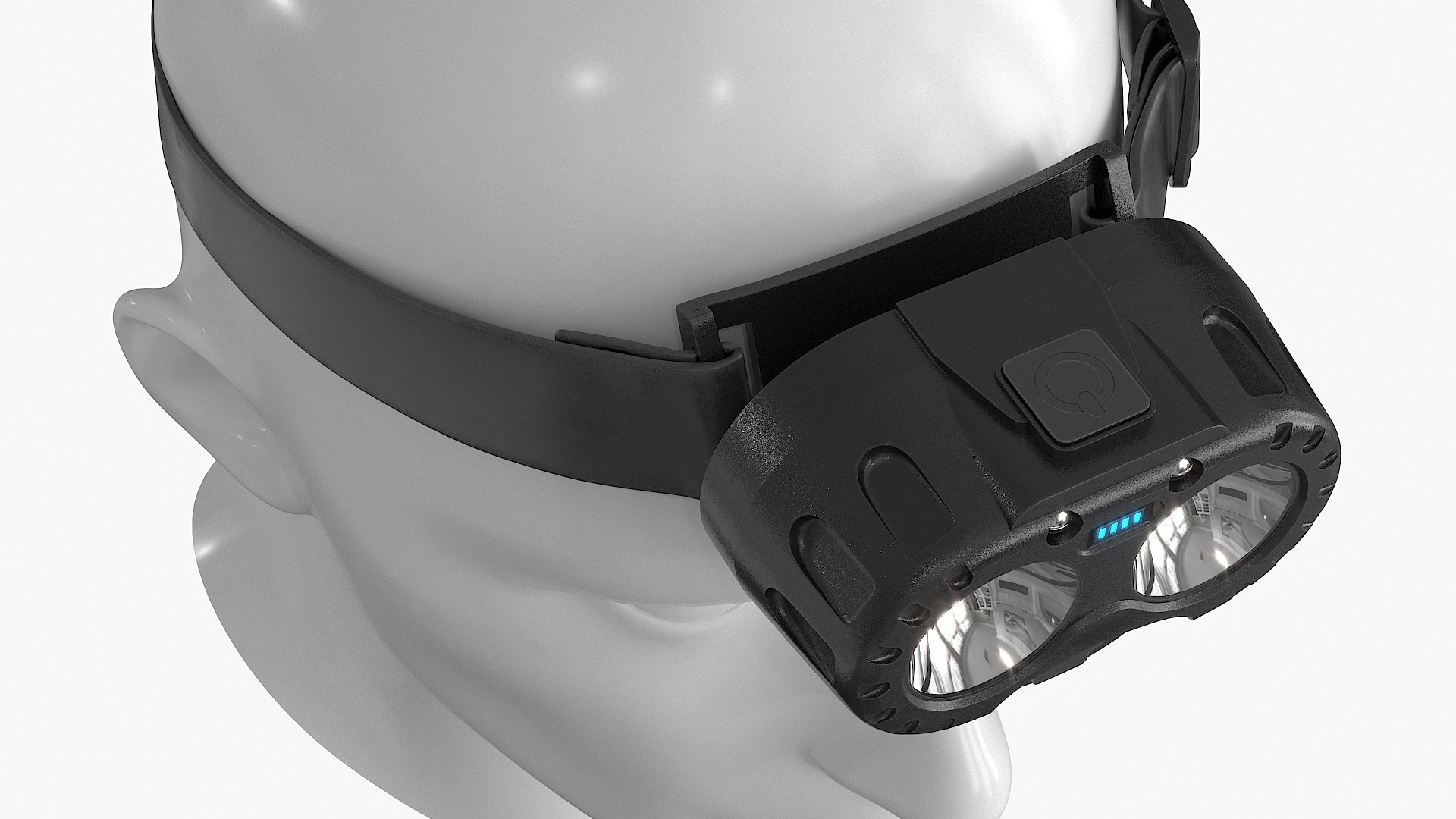 Powerful LED Headlamp 3D Model - TurboSquid 2382209