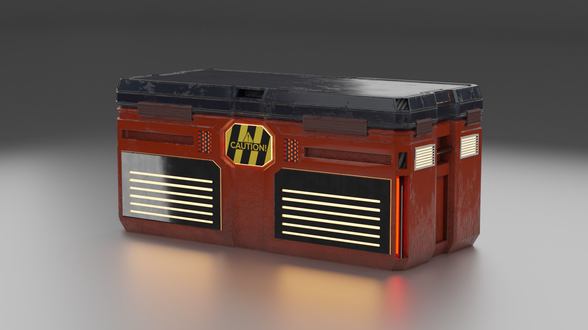 Post-Apocalyptic Loot Crate 3D - TurboSquid 2007574