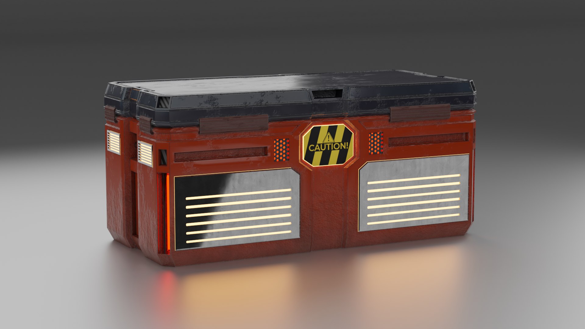 Post-Apocalyptic Loot Crate 3D - TurboSquid 2007574