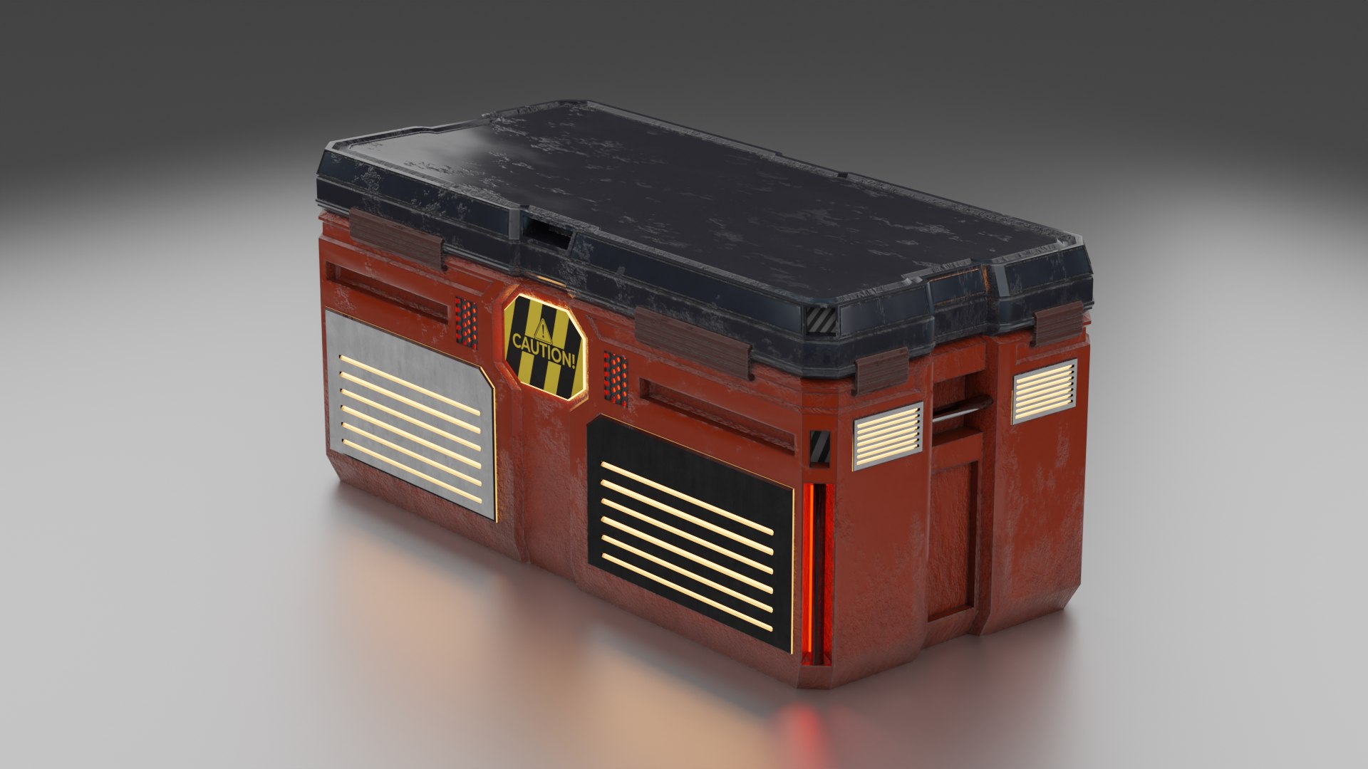 Post-Apocalyptic Loot Crate 3D - TurboSquid 2007574