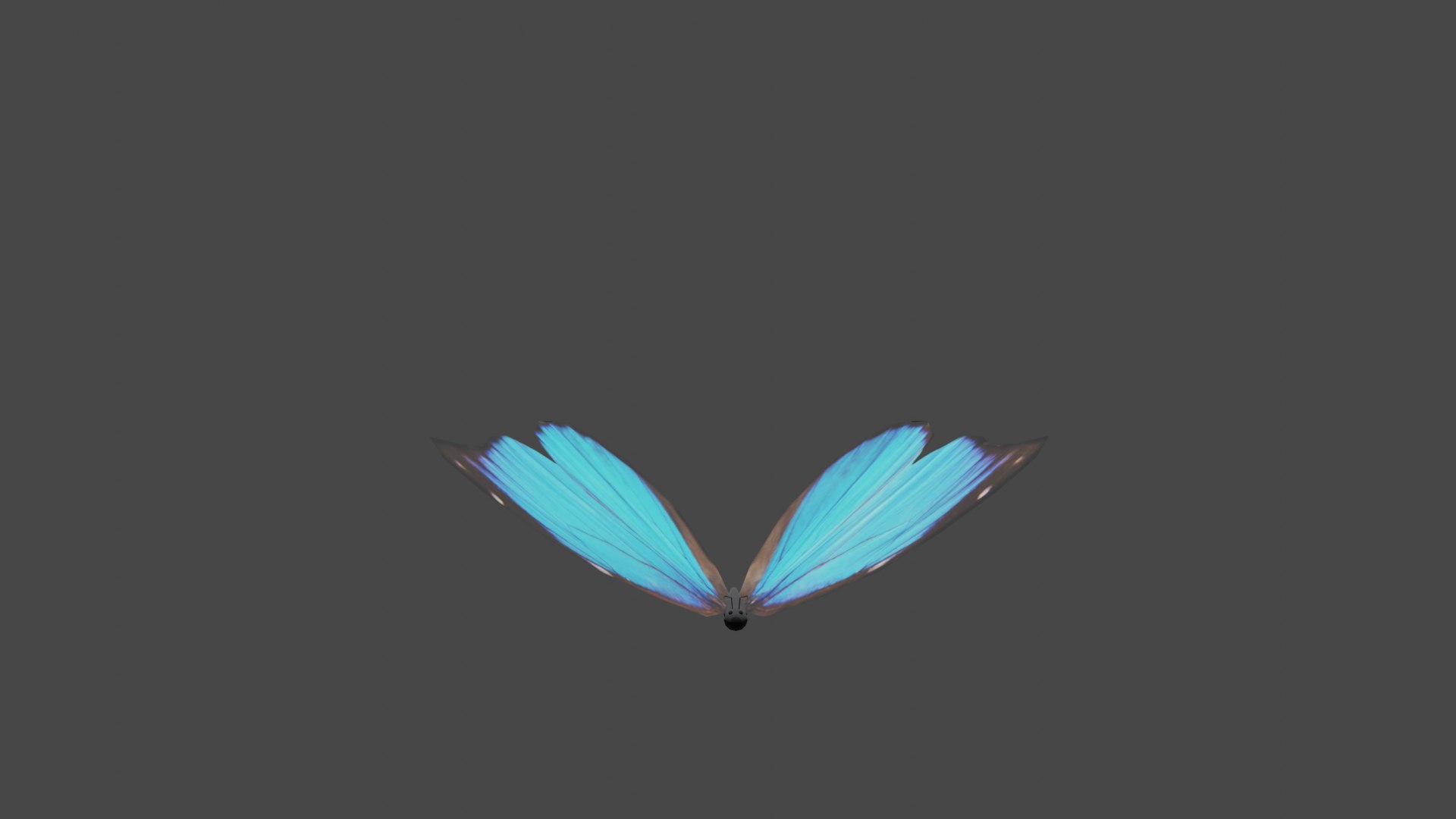 3D ButterflyBlue - TurboSquid 1742906