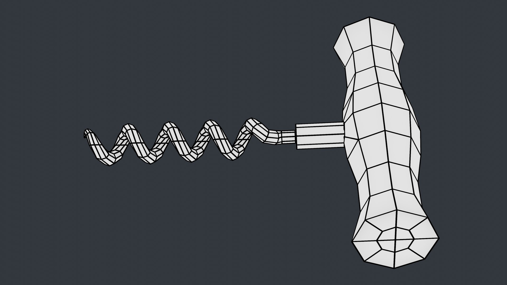 3D Corkscrew - TurboSquid 1963139