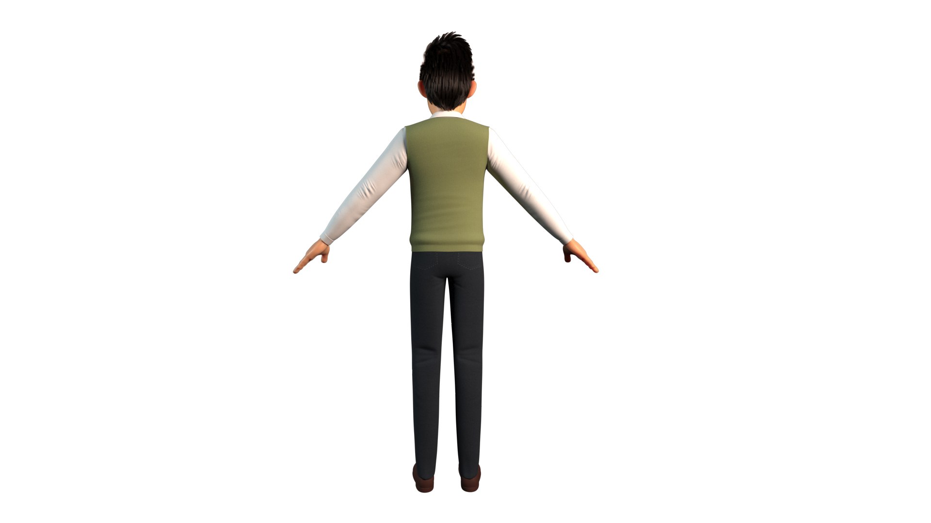 Cartoon Man 3D Model - TurboSquid 2111003