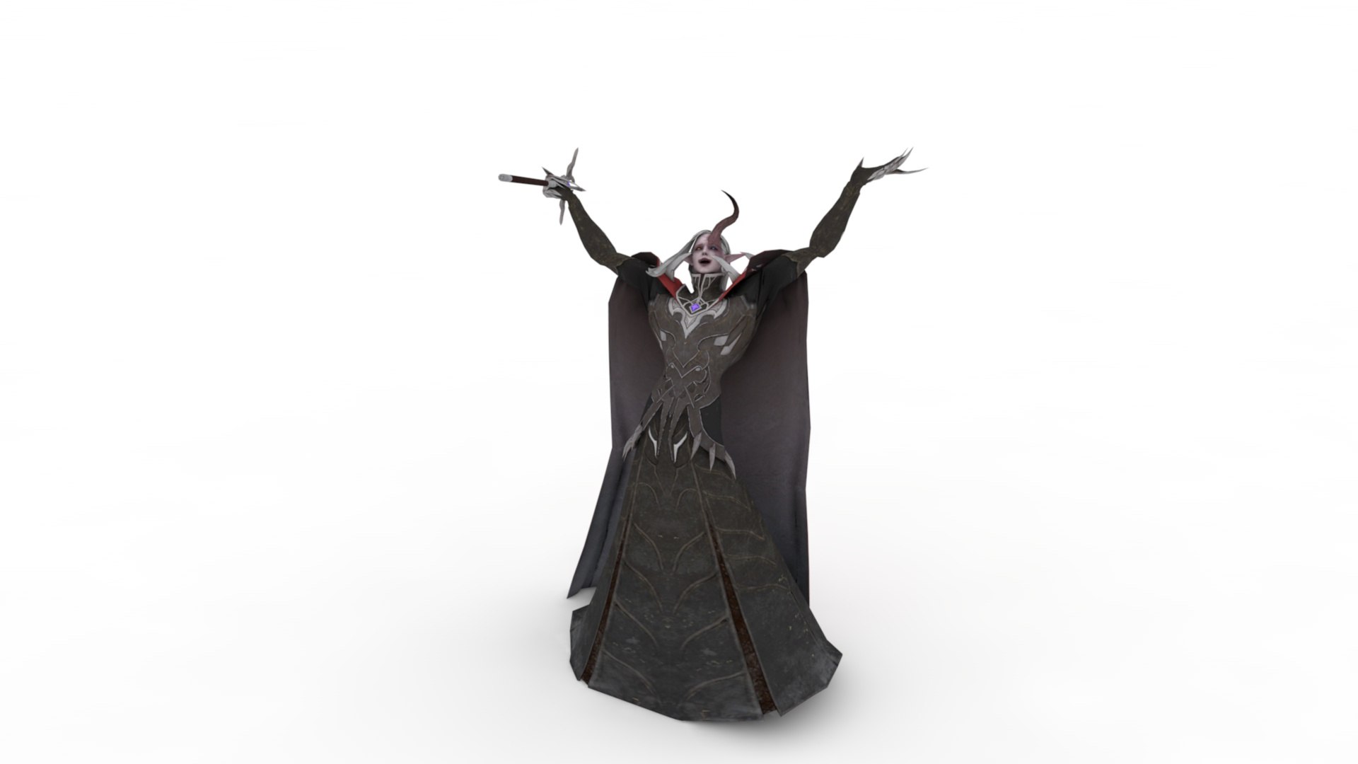 3D Female Beauty Magician Low-poly 3D Model - TurboSquid 2159872